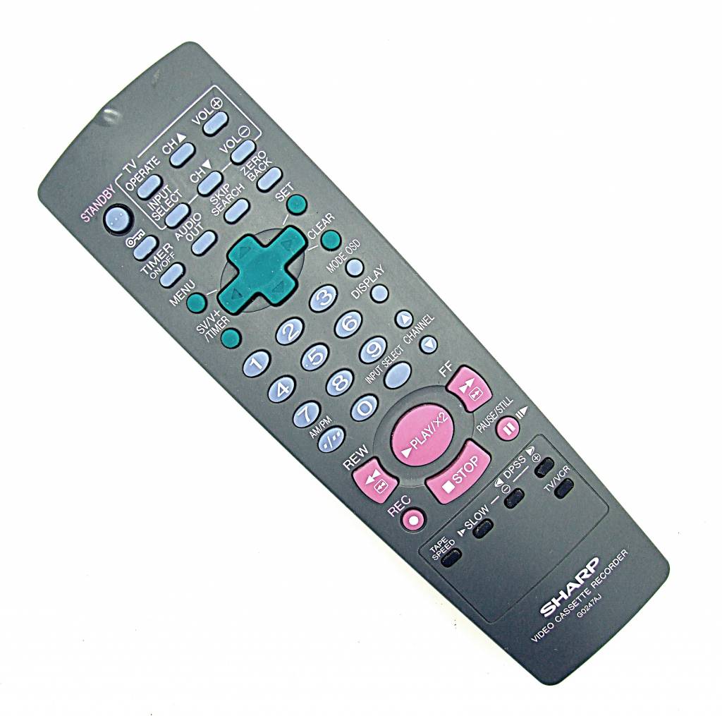 Original Sharp G0247AJ video recorder VCR remote control - Onlineshop ... Original Sharp G0247AJ video recorder VCR remote control - Onlineshop ...