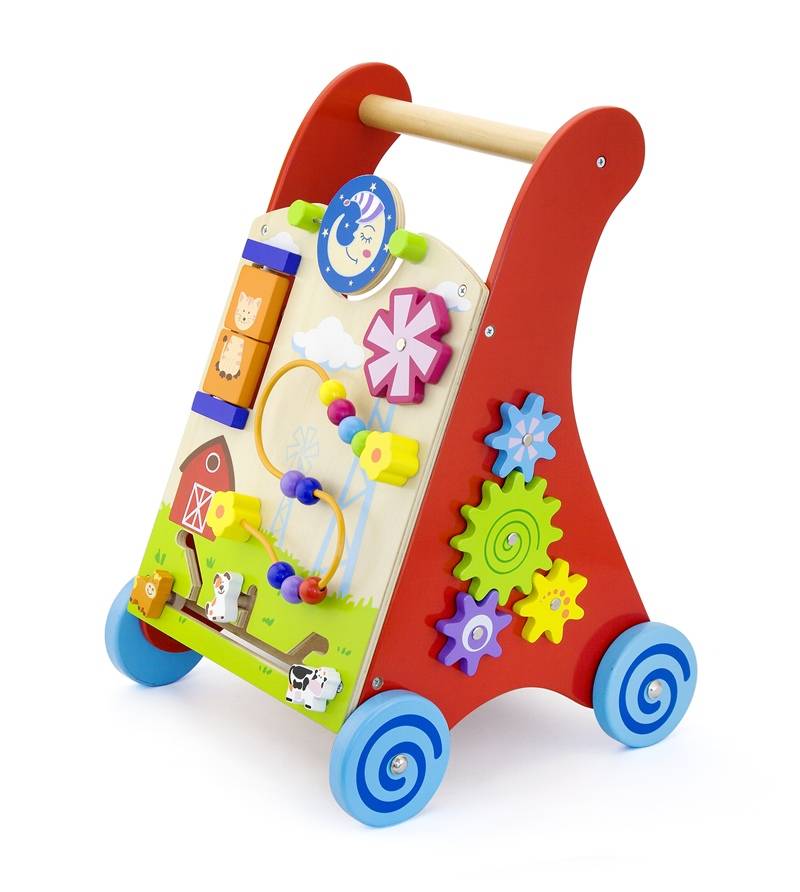 VigaToys Activity Baby Walker - Loopkar met activiteiten - Rood ...