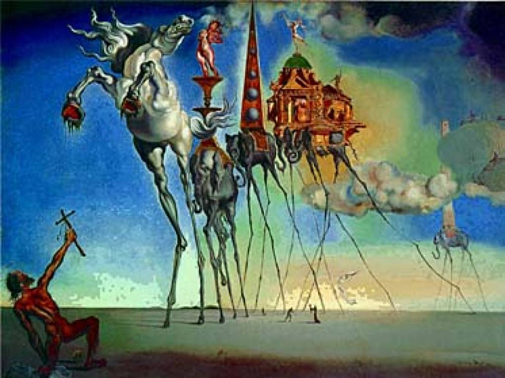 Salvador Dali Elefante de la Tentación de San Antonio - Dali ...
