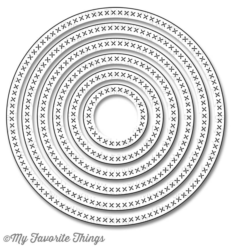 My Favorite Things Die-namics Cross-Stitch Circle Stax (MFT-650 ...