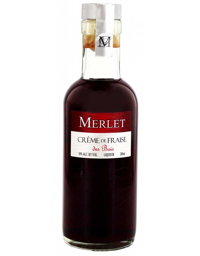Merlet Creme de Fraise 200ML 18,0% Alcohol - Luxurious Drinks™