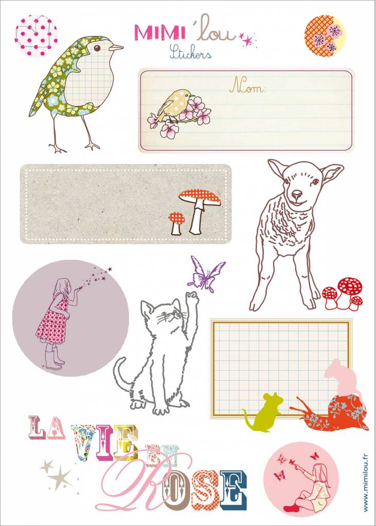 Stickers Mimi Lou Zoo at Dylan Trouton blog