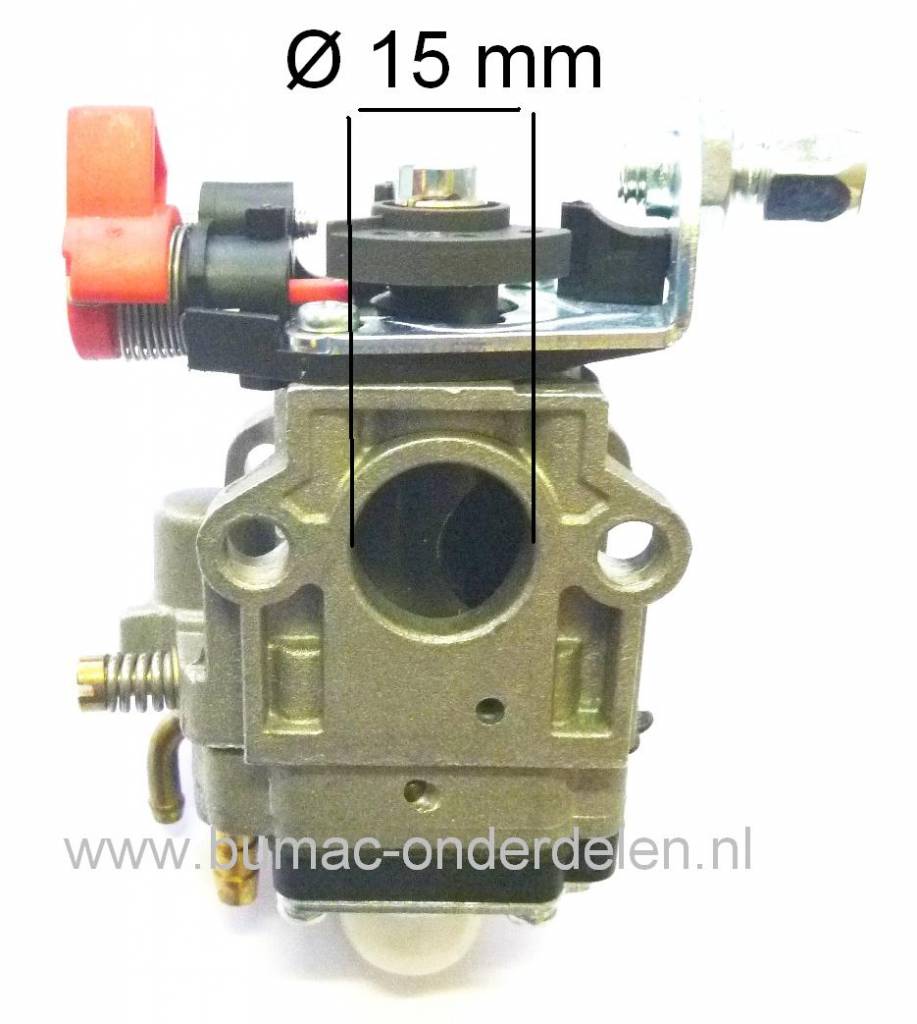 Carburateur voor OleoMac Bosmaaier Model 735 - 755, Oleo Mac Membraan Carburateur met Primer en ...