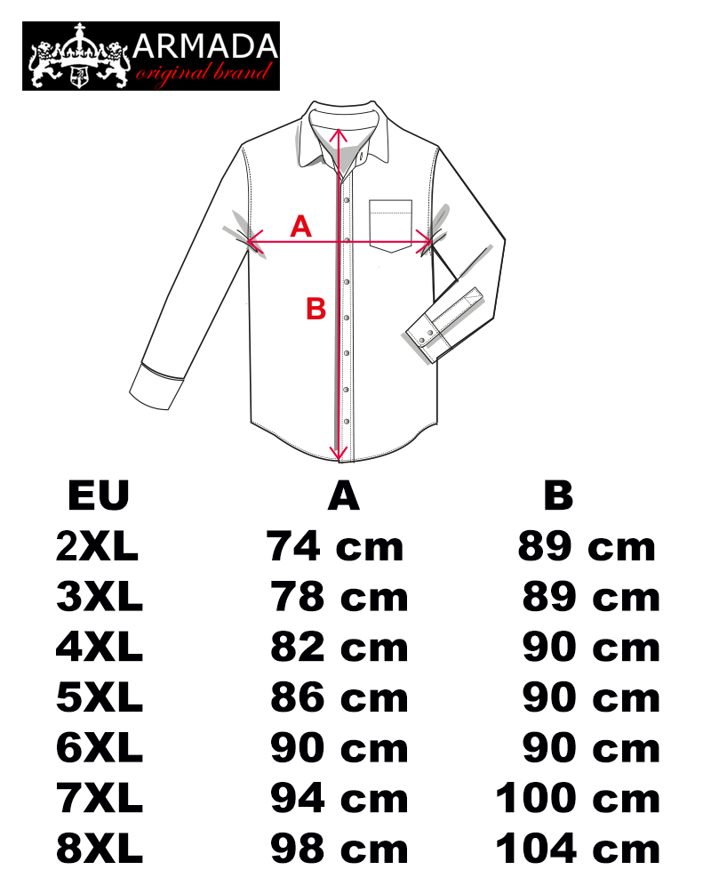 maattabel-grote-maten-XL borst omvang - Grote Maten Winkel - MisterBig.nl