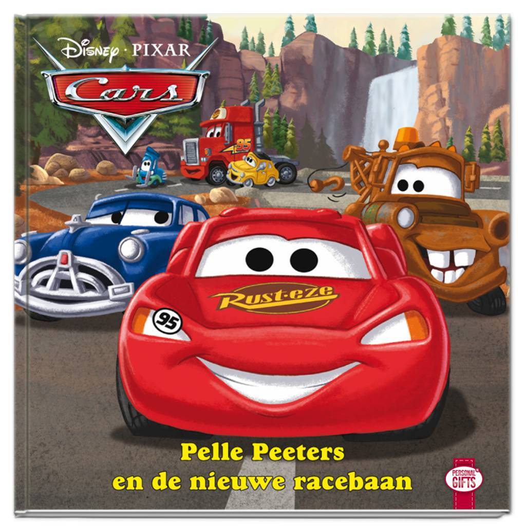CARS boek met eigen naam - Personalgifts