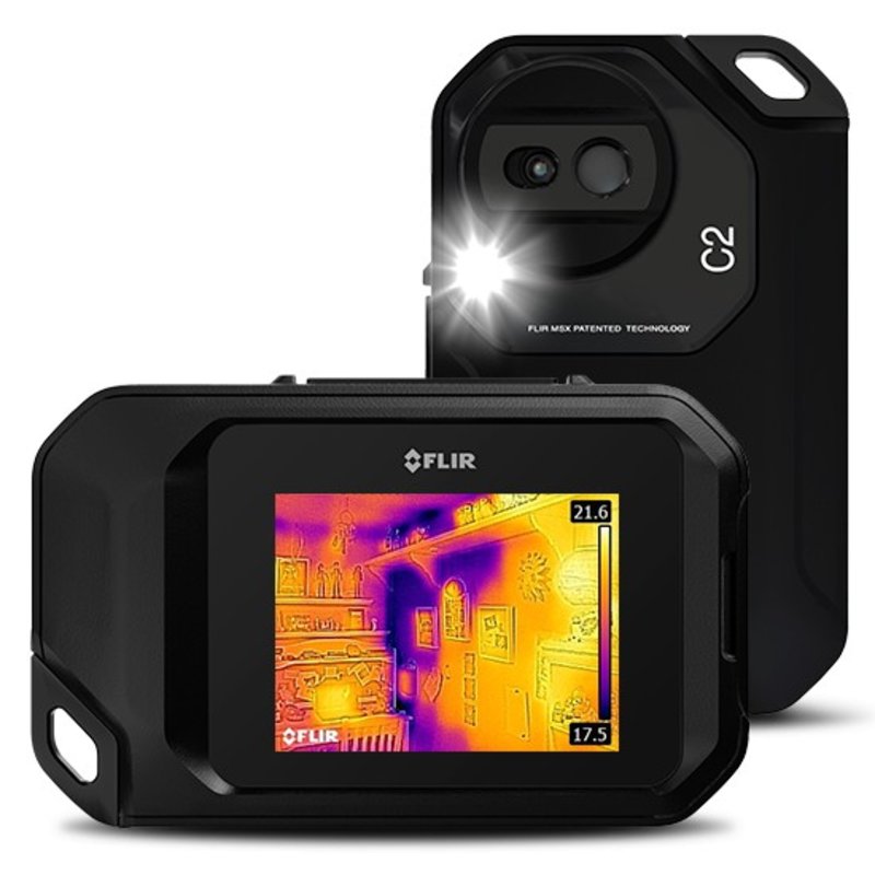 FLIR C2 compacte en krachtige warmtebeeldcamera - Warmtebeeldcamera.nl