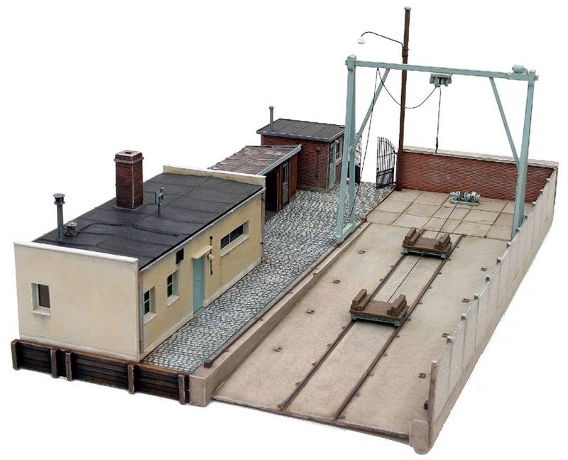 Small wharf (complete kit), 1:87, resin kit, unpainted - Artitecshop