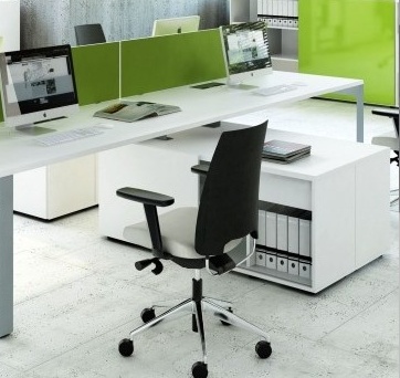 Ogi-Q persoonseiland met lowboard - Brand New Office