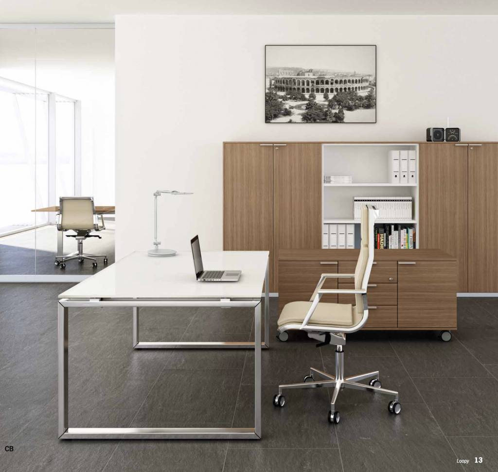 Bralco Loopy directiebureau glas - Brand New Office