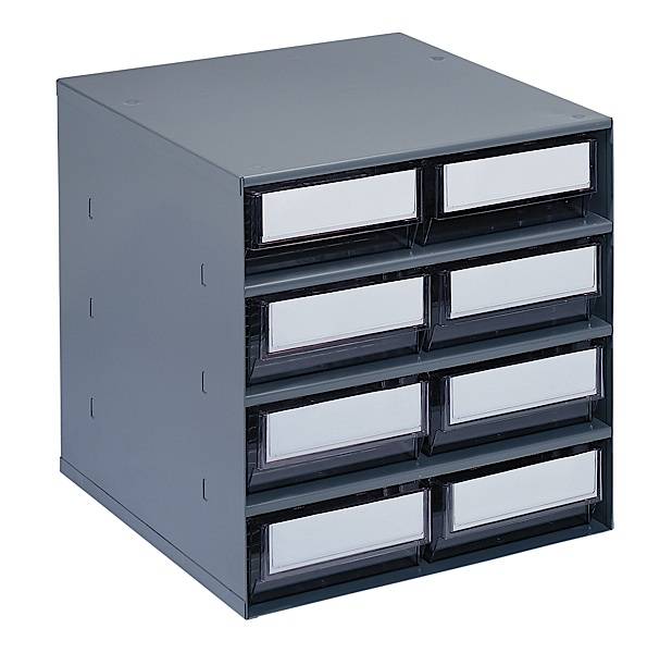 Blocs-tiroirs 400x400 avec 8 bacs de rangement | - Genteso