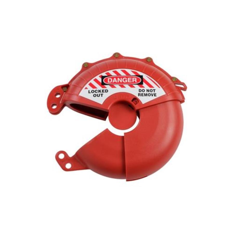 Out Brady Collapsible Gate Valve Lockout - Fits 3-7" Valves (Red Safety ...