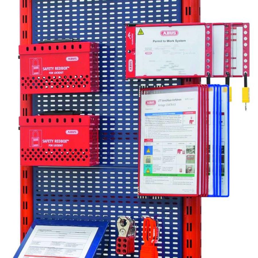 Abus LockPoint DIN A4 permit holder 77953 - lockout-tagout-shop