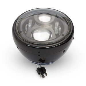 Phare avant moderne Multi LED 7" - noir