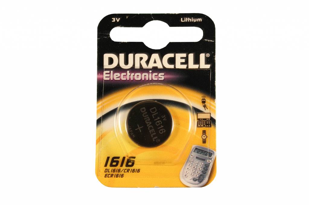 3V CR1616 batterij Duracell 3V CR1616 batterij Duracell