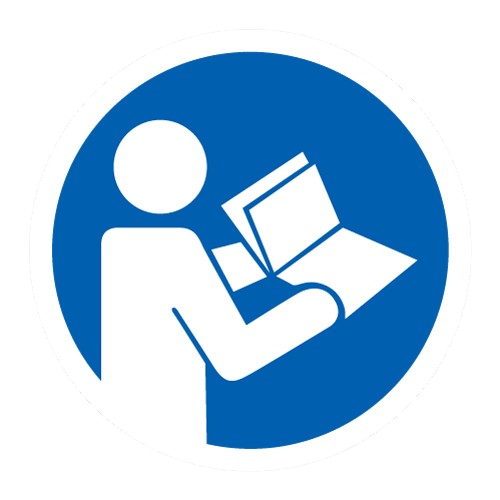 sticker lees handleiding - Stickerpoint