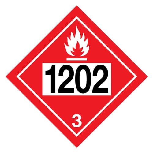 ADR-3.0 UN1202 ontvlambare vloeistof - Stickerpoint