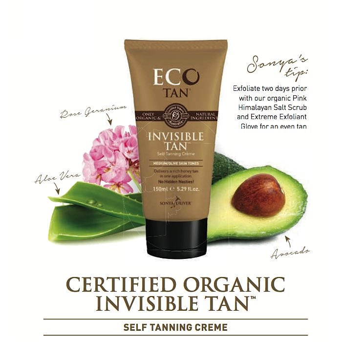 Eco Tan Invisible Tan, voor gezicht en lichaam - De Groene Drogist
