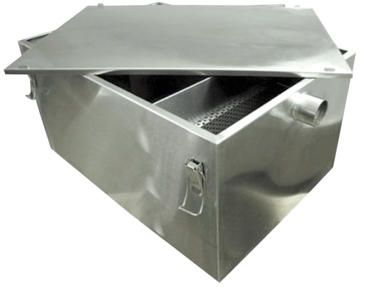 Grease trap in stainless steel - INOX RVS FOR FOOD INDUSTRY
