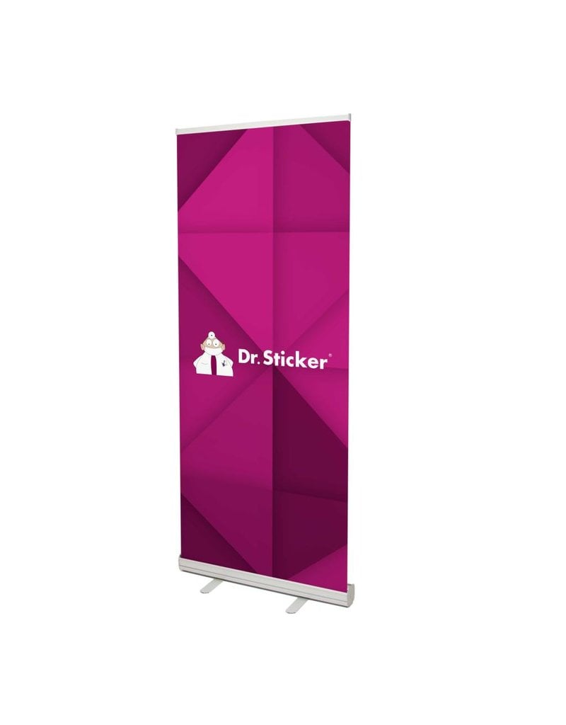 Roll up banner 200 cm x 100 cm - Dr.Sticker