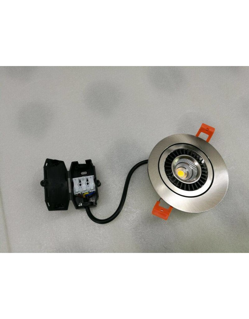 Spot Encastrable Led 7w 360° Orientable Blanc Rond Carré Myplanetled