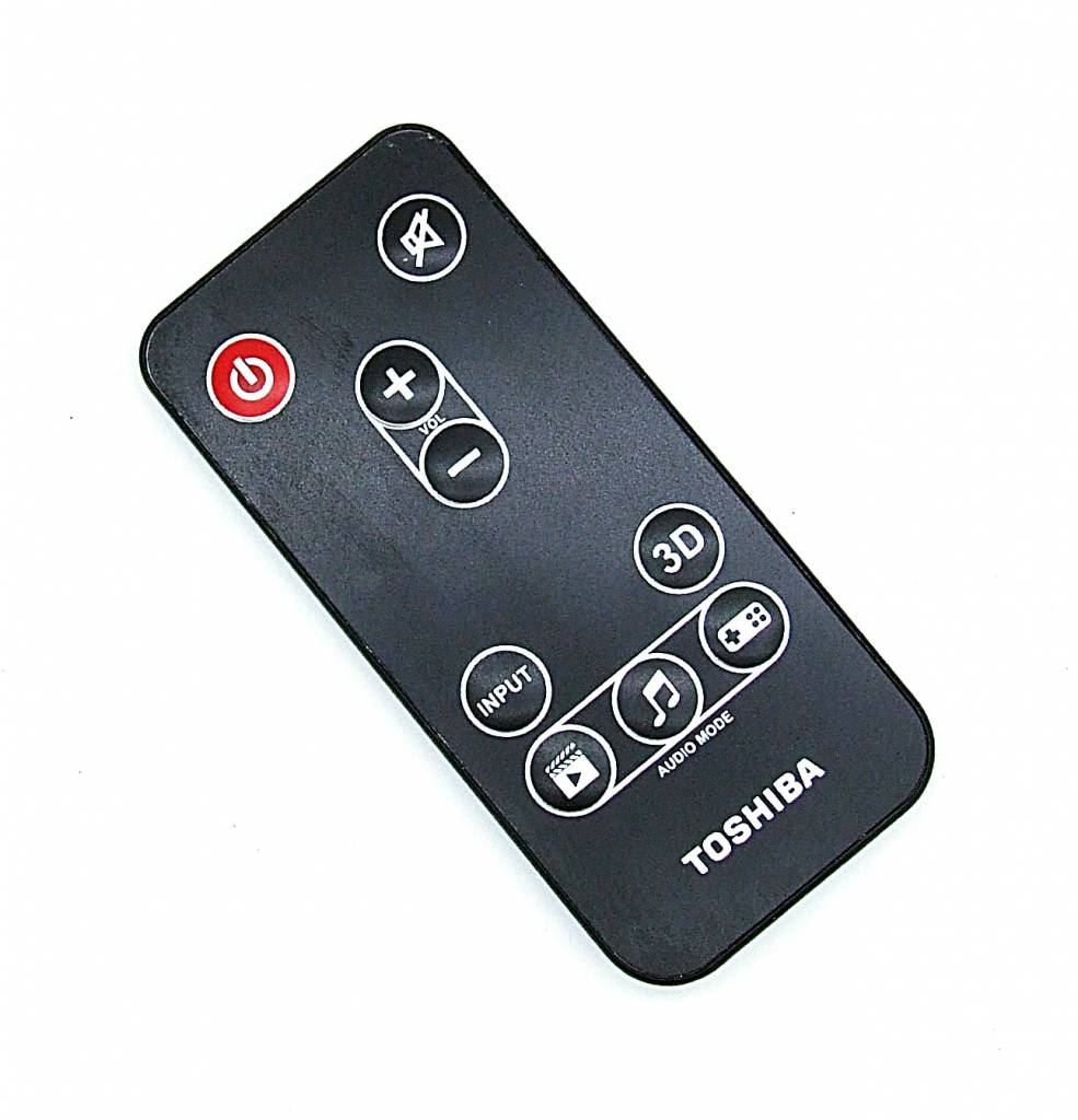 Original Toshiba remote control for Mini 3D Soundbar - Onlineshop for ...