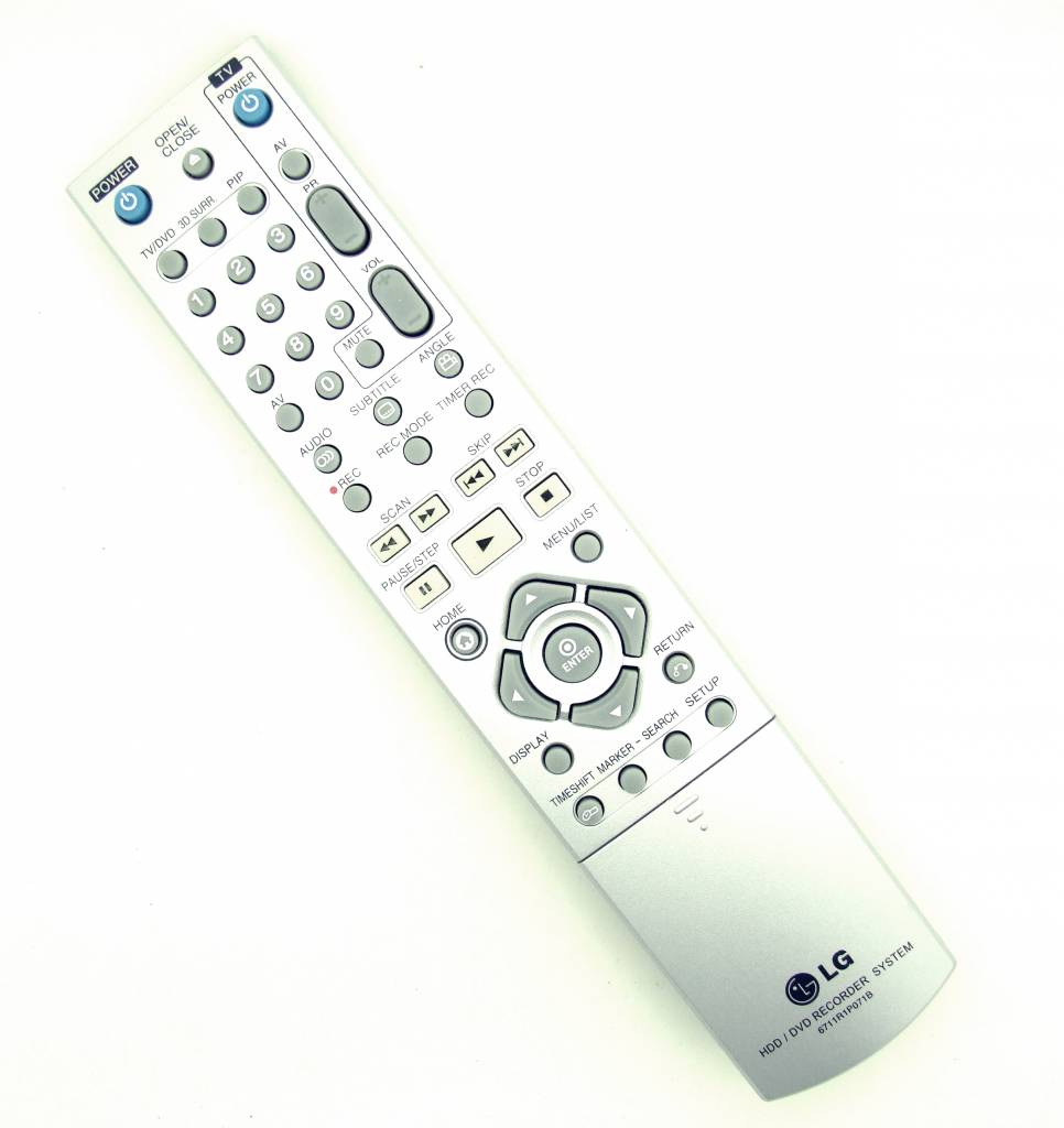 Original remote control LG 6711R1P071B HDD/DVD Recorder - Onlineshop ...