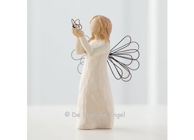 Willow Tree beeldjes - De Vrolijke Engel