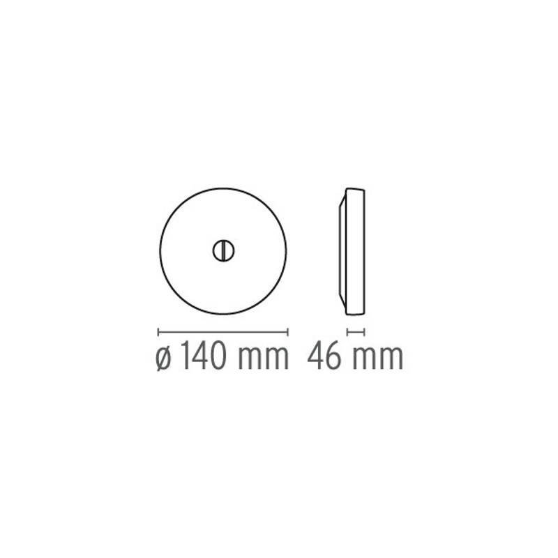 Flos Mini Button wandlamp, Flos, Lichtstudio van der Hee