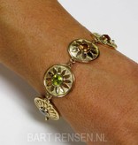 Chakra bracelet with Gemstones - Gold - Goldsmith Bart Rensen