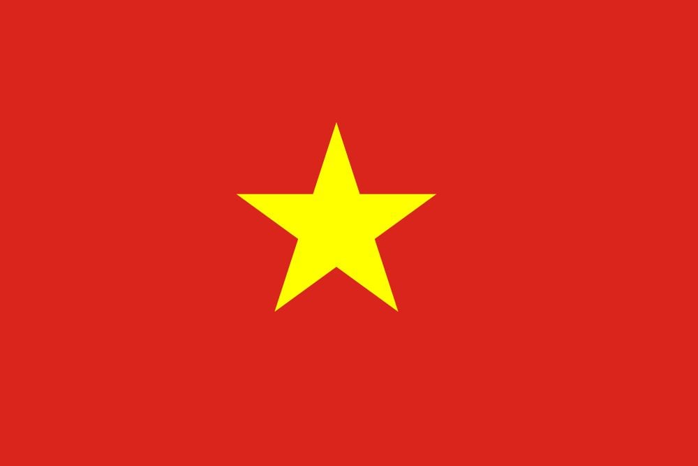 Vlag van Vietnam afbeelding en betekenis Vietnamese vlag - country flags