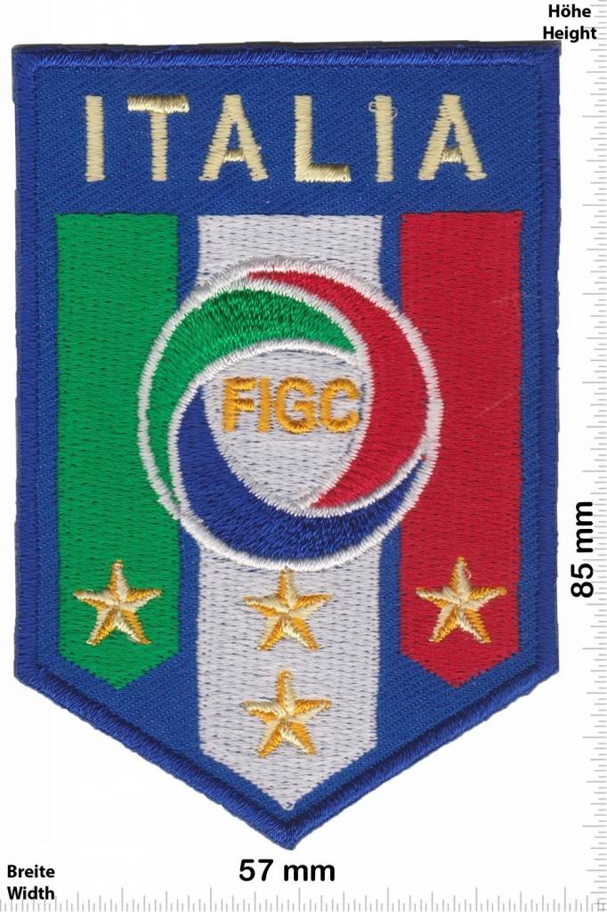 FIGC Italia - Patch - Aufnäher - Aufnäher Shop / Patch - Shop - größter ...