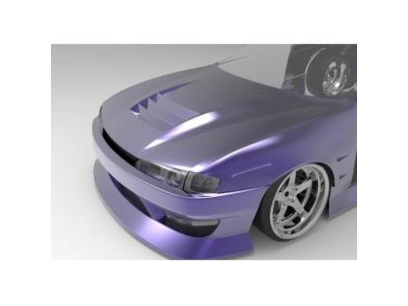 Addiction RC - AD017-14 - Nissan Silvia S14 (Late) - BN Sports Body Kit ...