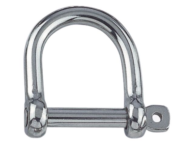 D-sluiting breed RVS - 123Watersport.nl