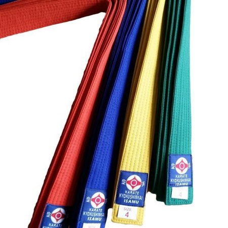 ISAMU STANDARD KYOKUSHINKAI COLOR KYU BELTS | Budoworldshop