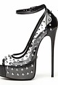 Transparant Giaro "Galana" platforms 16cm heel fetish pumps - Shoebidoo ...