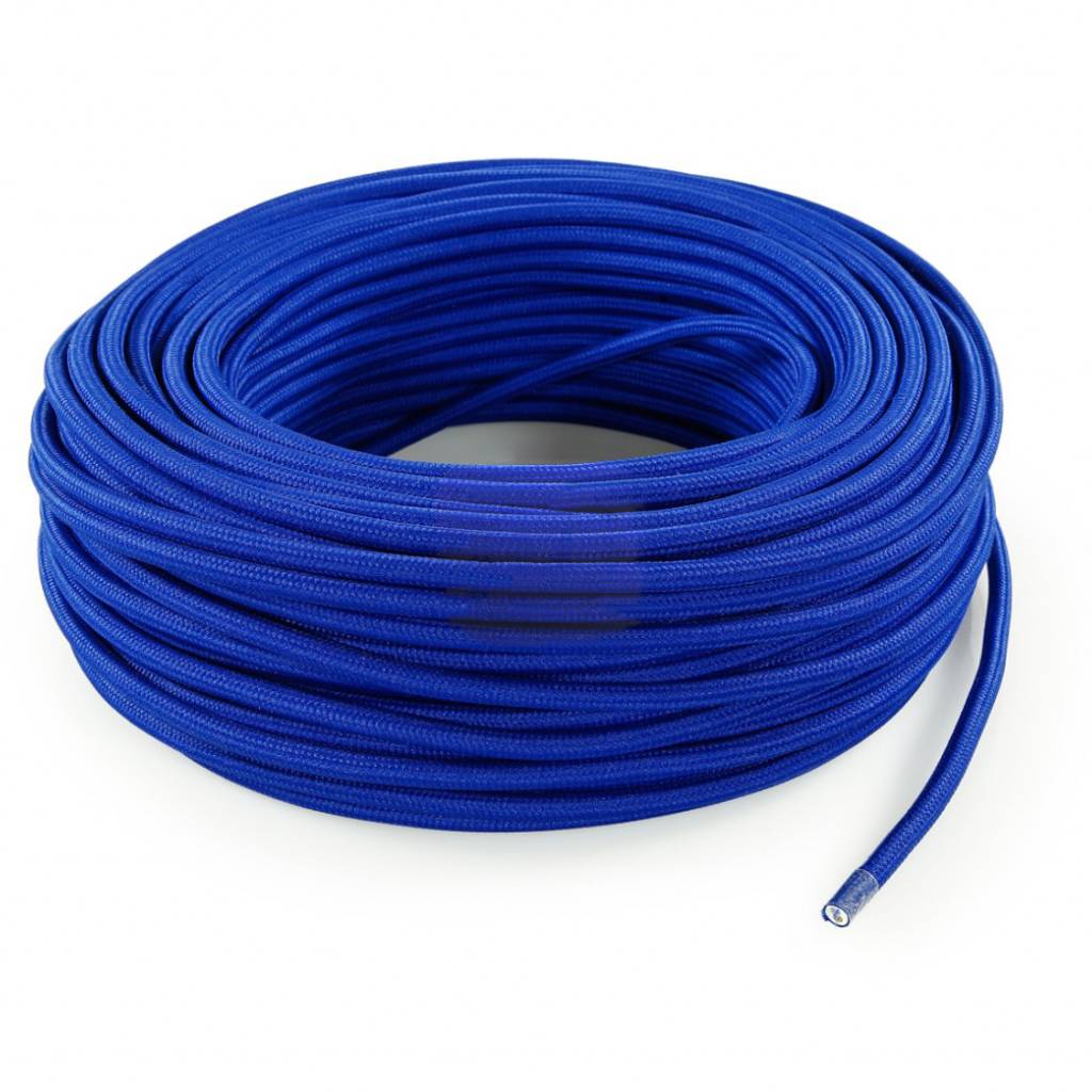 Fabric Cord Blue - round, solid - KYNDA